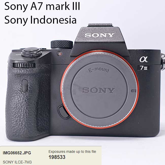 jual sony A7 III body oentoeng.com surabaya